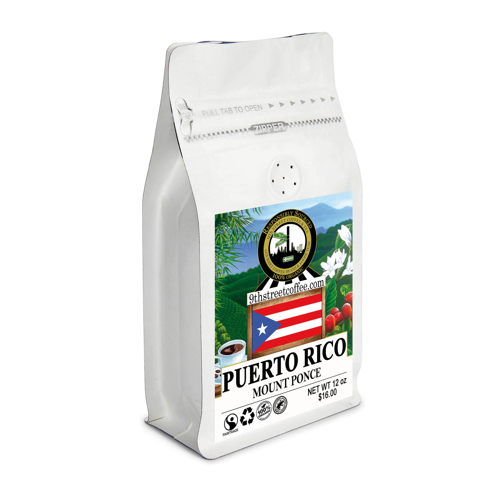 Organic Puerto Rican Mount Ponce Coffee – 9th Street Coffee