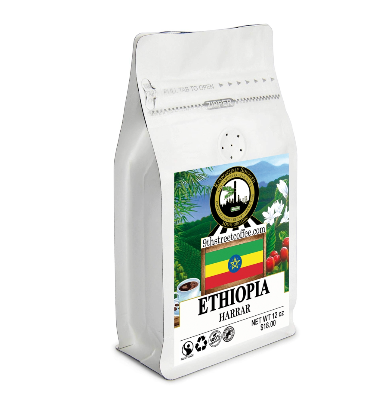 Organic Ethiopian Harrar Coffee – 9th Street Coffee